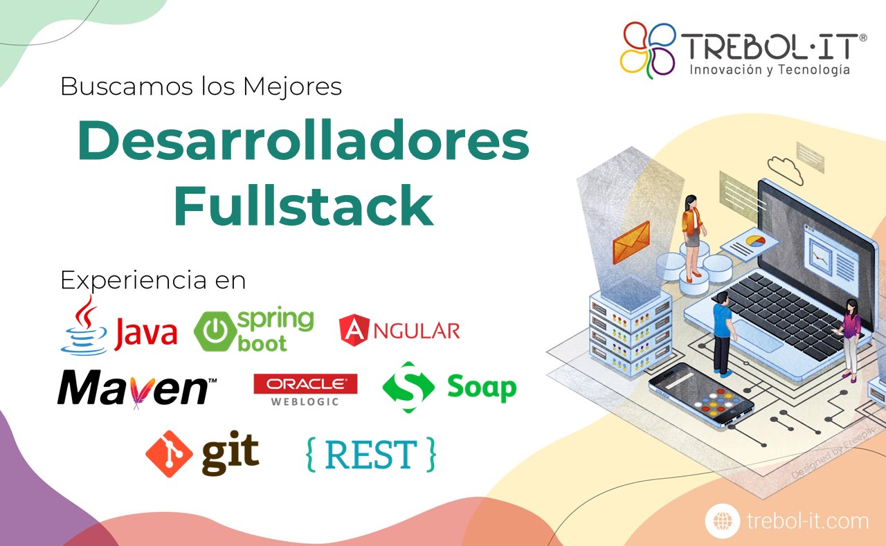 Desarrollador Fullstack | Trebol-IT Desarrollador Fullstack | Trebol-IT